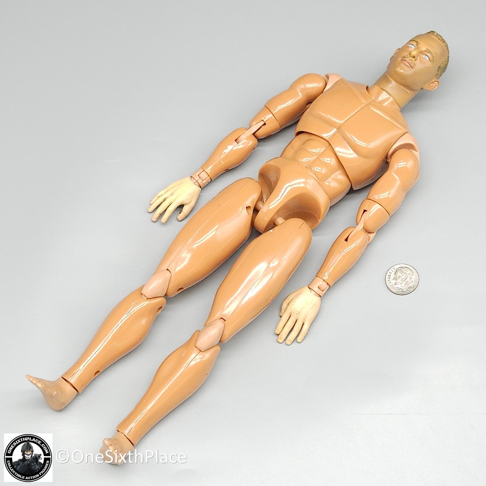 1:6 scale Toy Soldier USMC Recon Male Body w/ Head & Bendy Hands 12" F ...