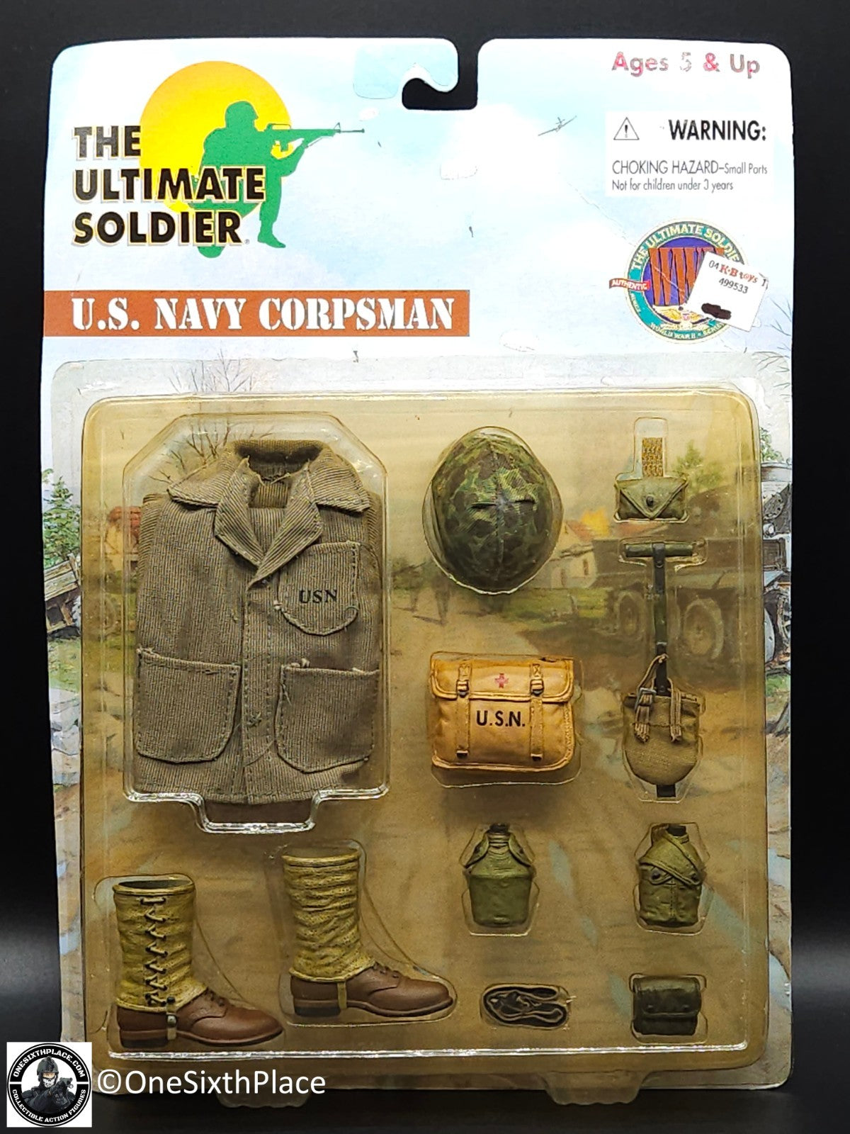 1:6 Ultimate Soldier WWII US Navy Corpsman Uniform Set for 12" Figures ...