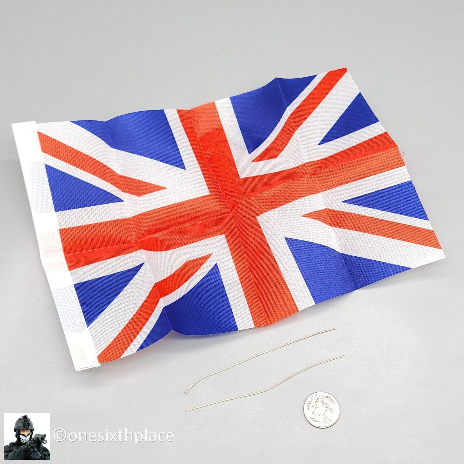 1:6 scale Easy & Simple Coalition Forces British SAS UK Flag for 12" F ...